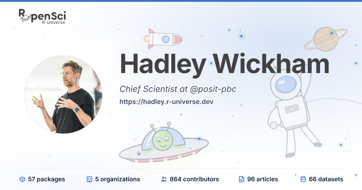 R-universe - hadley (Hadley Wickham)
